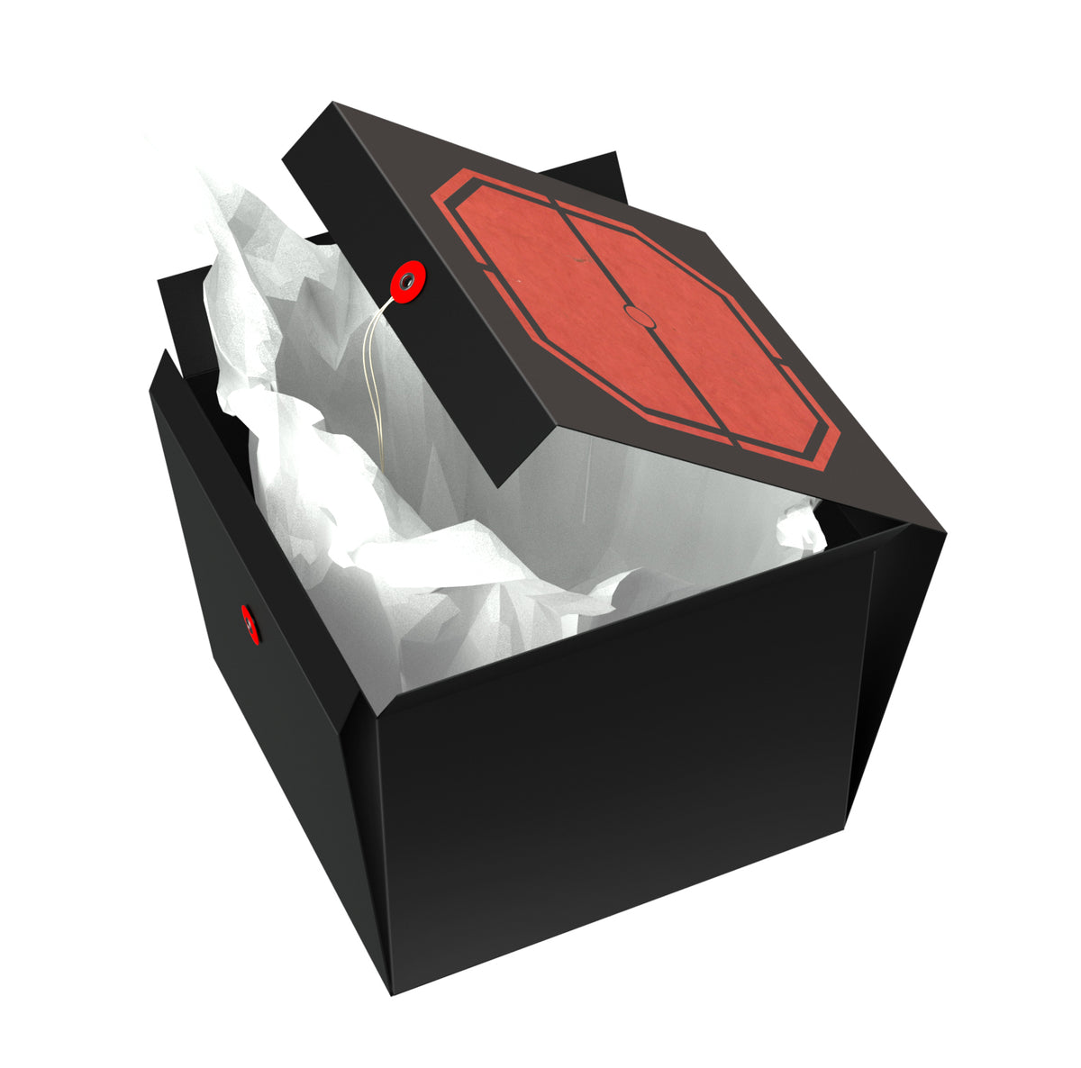 Red Exa EZ Gift Box 10"x10"x8" Inches | Large Gift Box – ezgiftbox